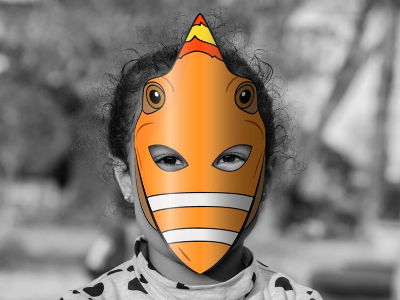 Dinosaur Pterodactyl Mask Printable Pteranodon Paper DIY for - Etsy