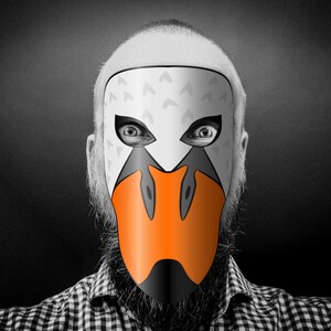 Swan Mask Printable Paper DIY for Kids and Adults. PDF - Etsy