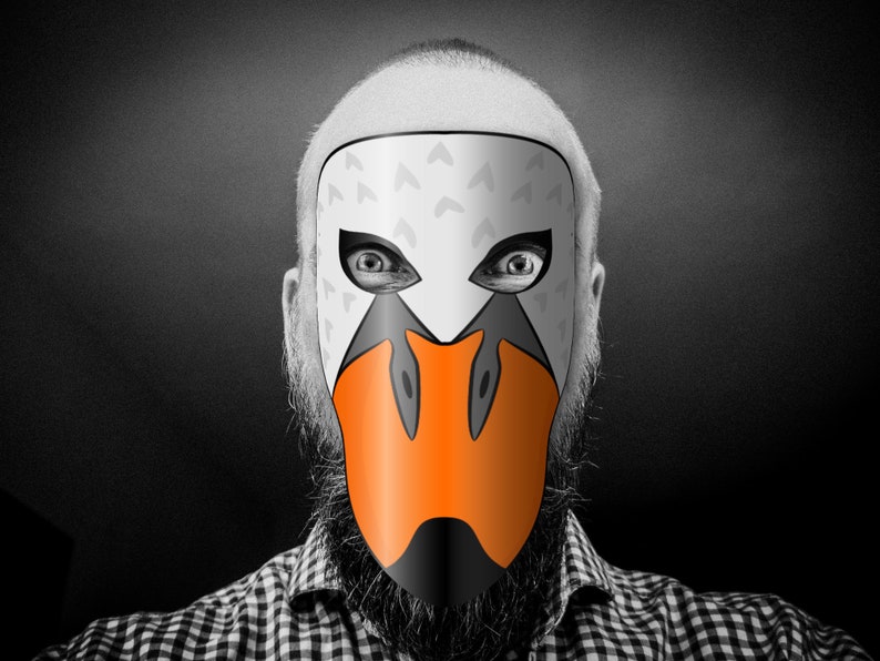 Swan Mask Printable Paper DIY for Kids and Adults. PDF - Etsy
