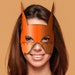 Squirrel Mask Printable, Paper DIY for Kids and Adults. PDF Template ...