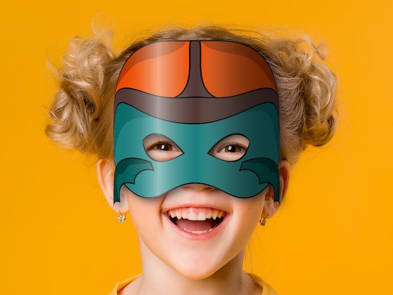 Beetle Mask Printable, Paper DIY for Kids and Adults. PDF Template ...