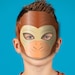 Monkey Mask Printable, Paper DIY for Kids and Adults. PDF Template ...