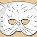 Cat Persian Masks Printable Color Coloring Breed, Paper DIY for Kids ...