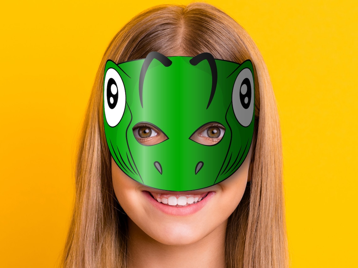 Grasshopper Mask Printable, Paper DIY for Kids and Adults. PDF Template ...