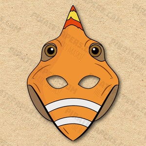 Dinosaur Pterodactyl Mask Printable, Pteranodon, Paper DIY for Kids and ...