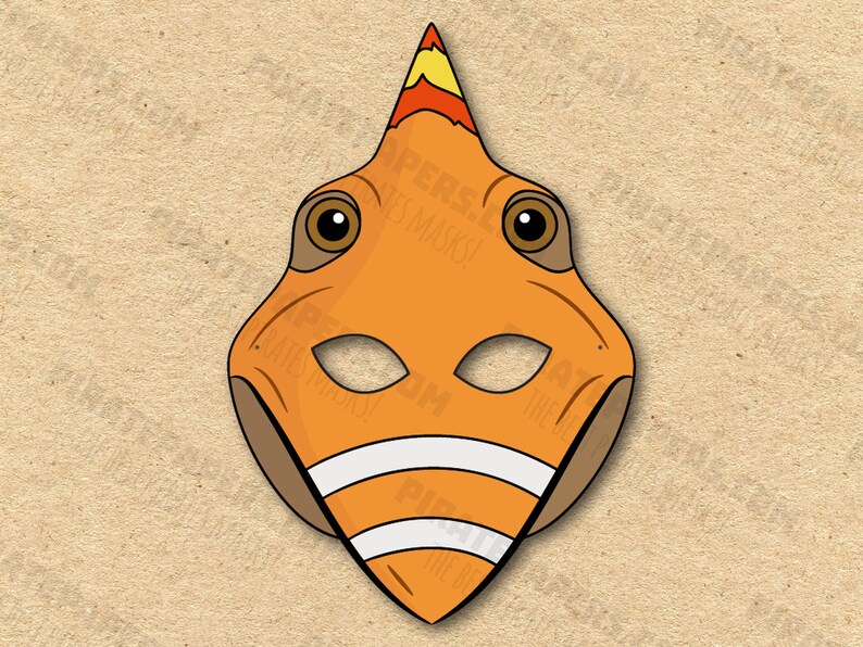 Dinosaur Pterodactyl Mask Printable, Pteranodon, Paper DIY for Kids and ...