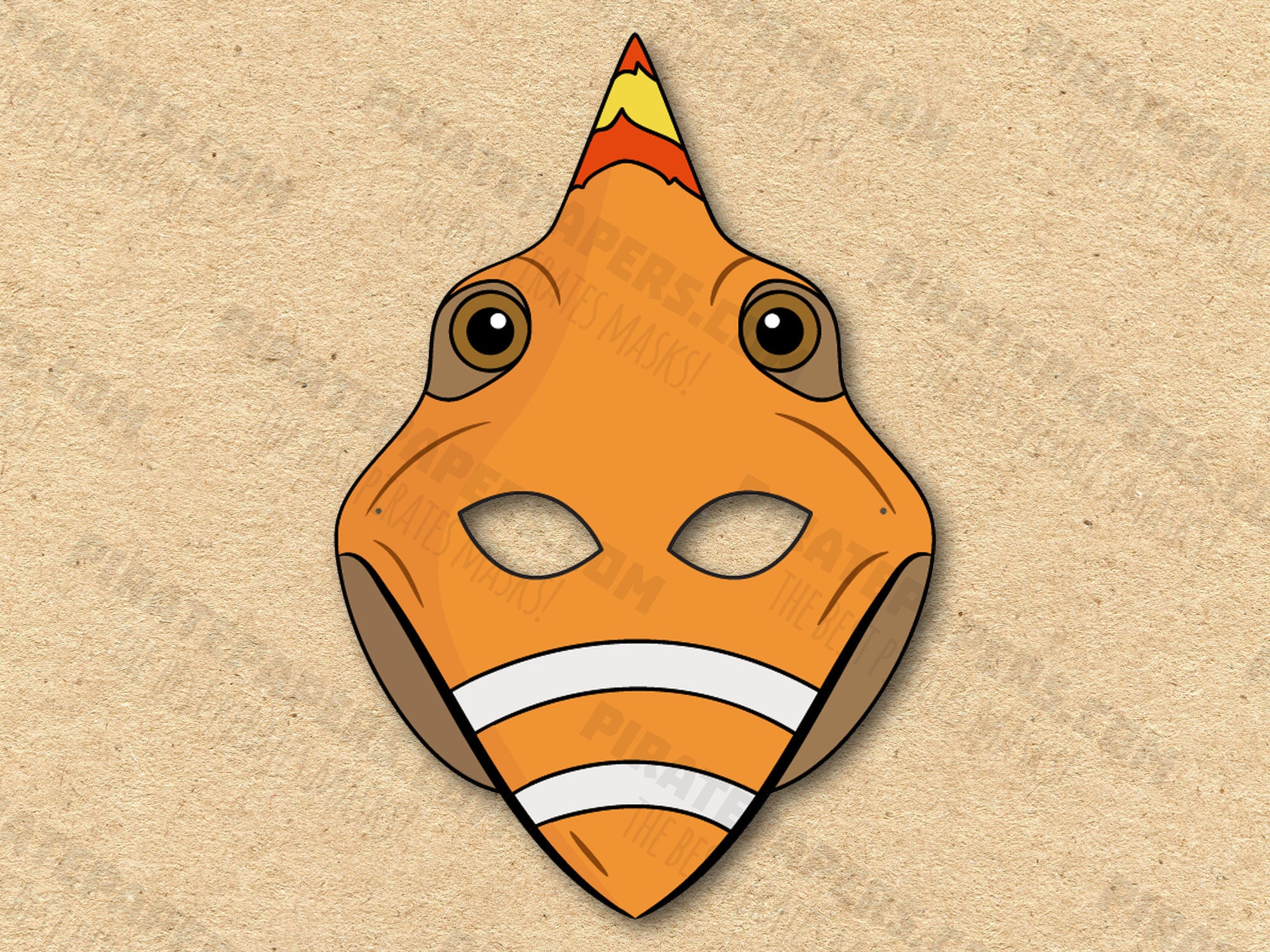 Dinosaur Pterodactyl Mask Printable, Pteranodon, Paper DIY for Kids and ...