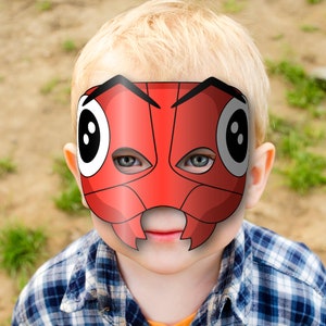 Ant Mask Printable, Paper DIY for Kids and Adults. PDF Template ...