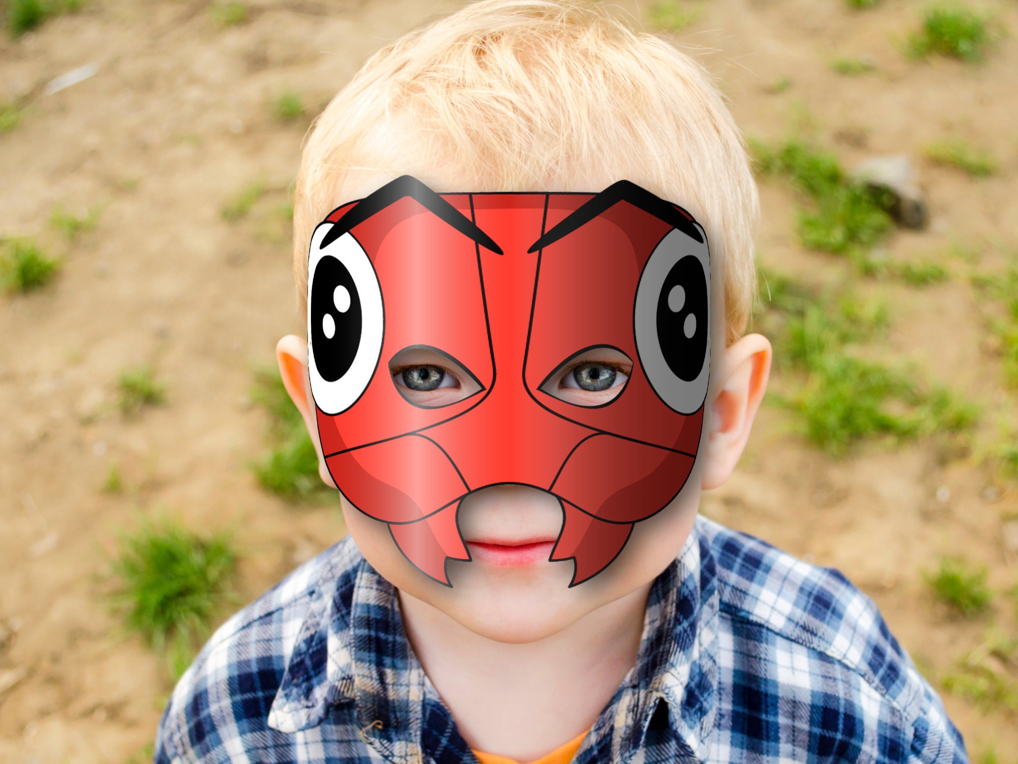 Ant Mask Printable, Paper DIY for Kids and Adults. PDF Template ...