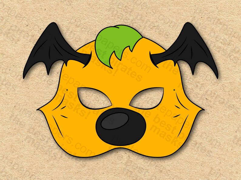 Monster 3 Masks Printable Color Coloring Paper DIY for - Etsy