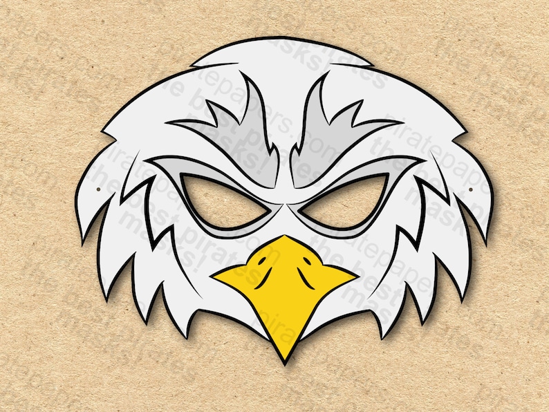 Eagle Mask Printable Paper DIY for Kids and Adults. PDF - Etsy UK