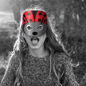 Ladybird Mask Printable Paper DIY for Kids and Adults. PDF - Etsy