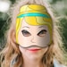 Cinderella Mask Printable, Paper DIY for Kids and Adults. PDF Template ...
