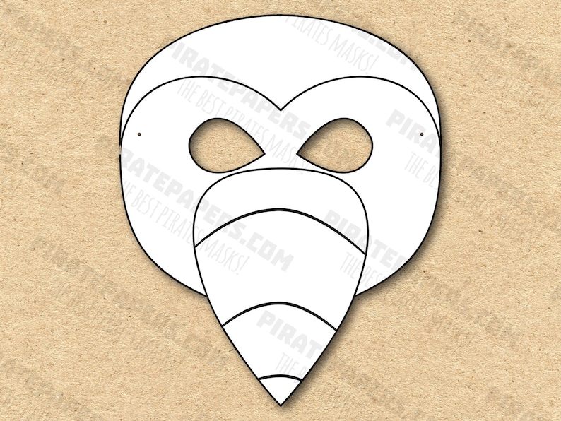 Toucan Masks Printable Color Coloring, Paper DIY for Kids and Adults ...