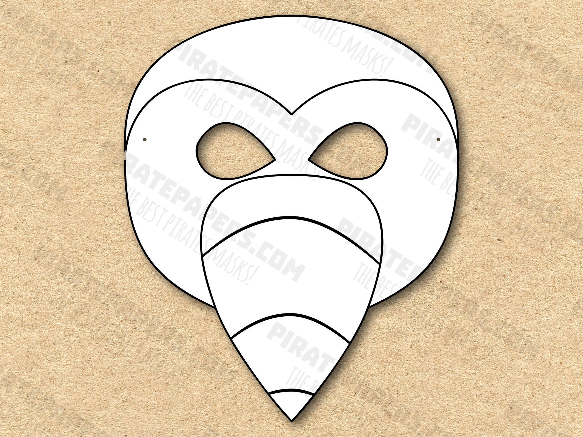 Toucan Masks Printable Color Coloring, Paper DIY for Kids and Adults ...