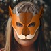 Antelope Mask Printable, Paper DIY for Kids and Adults. PDF Template ...