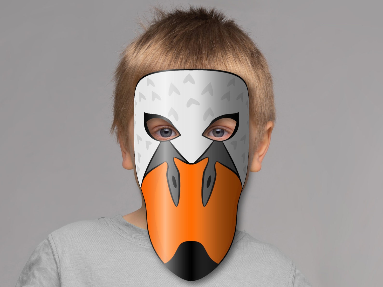 Swan Mask Printable, Paper DIY for Kids and Adults. PDF Template ...