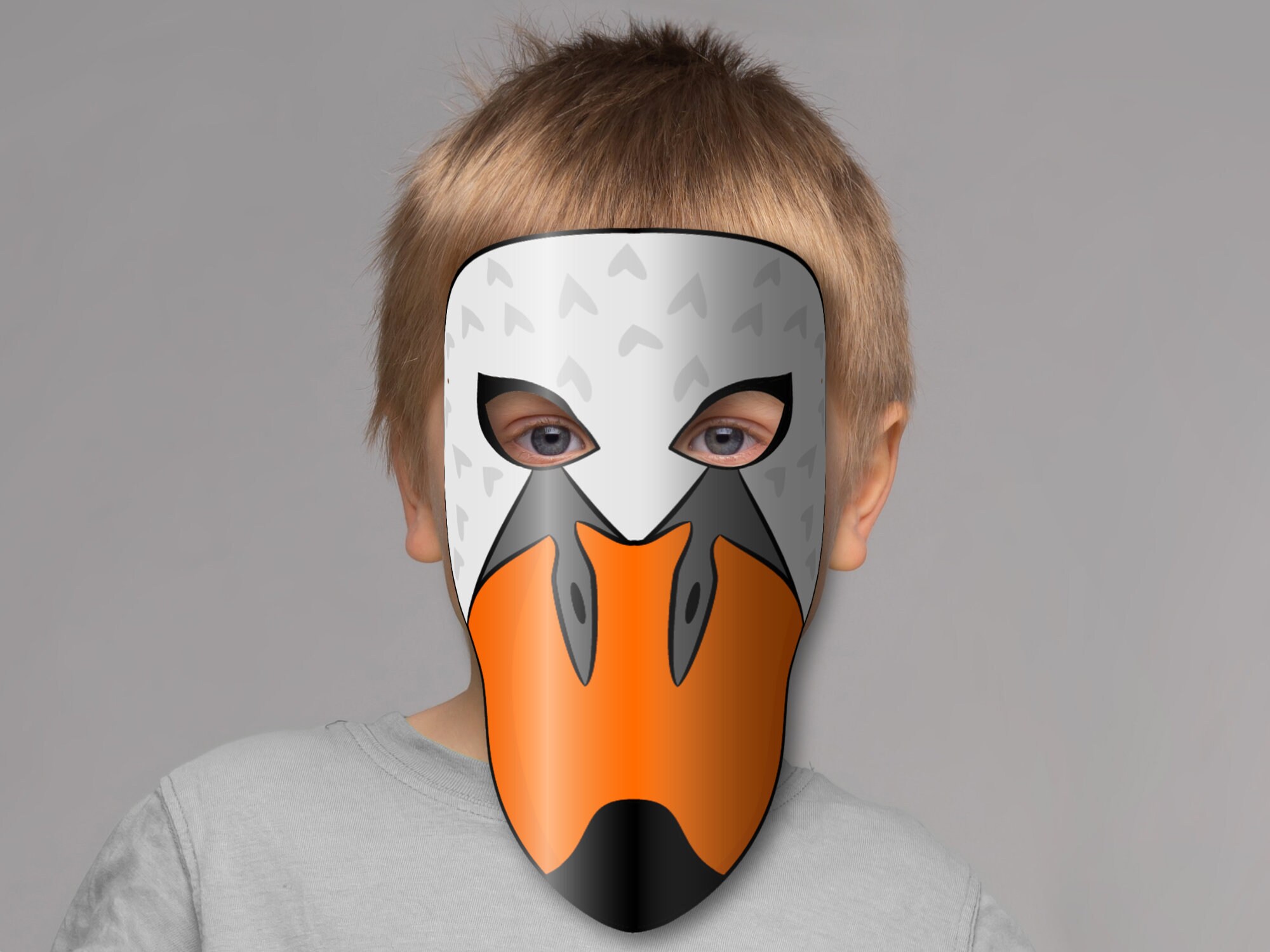 Swan Mask Printable, Paper DIY for Kids and Adults. PDF Template ...