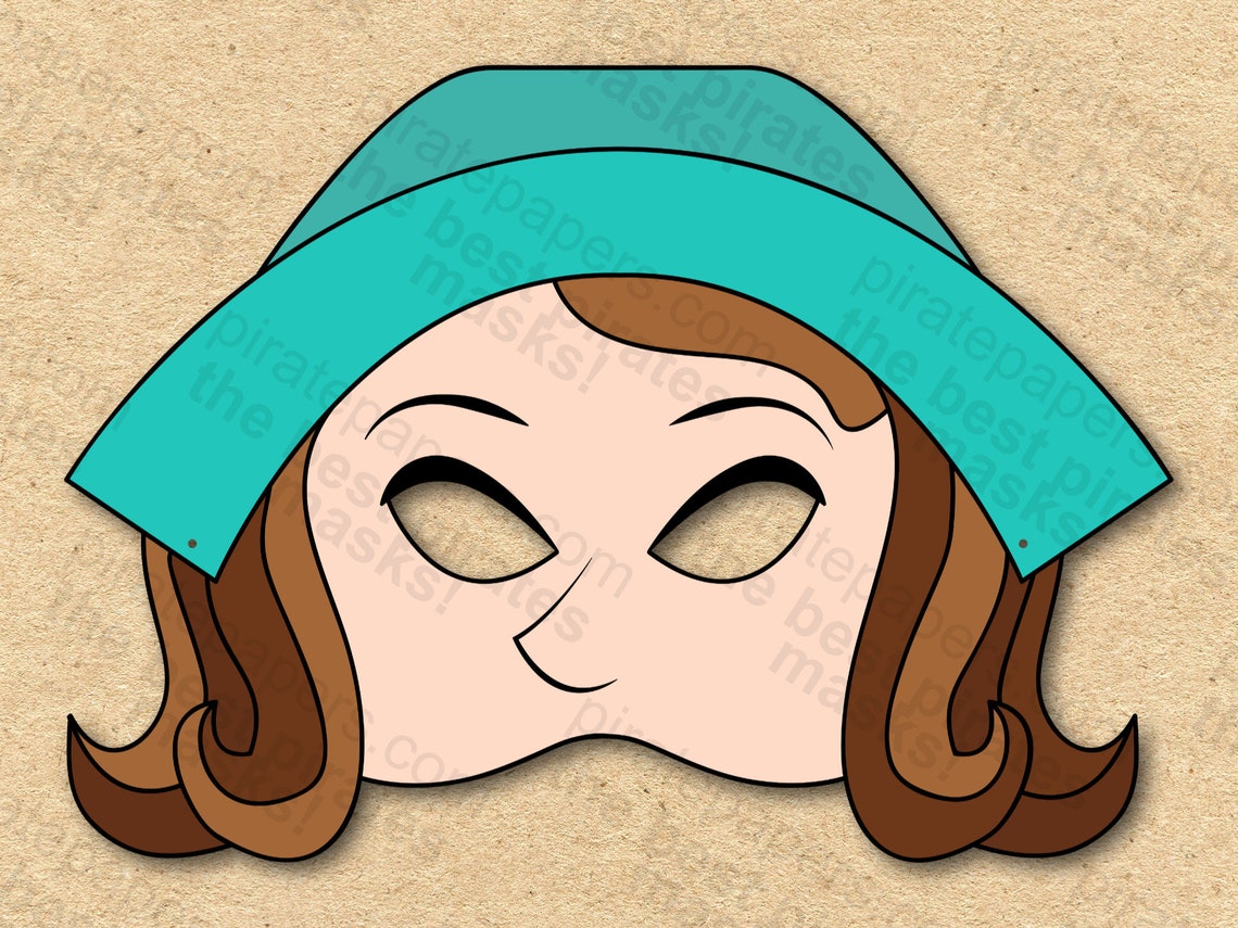 Mother Mask Printable little Red Riding Hood Paper DIY for - Etsy