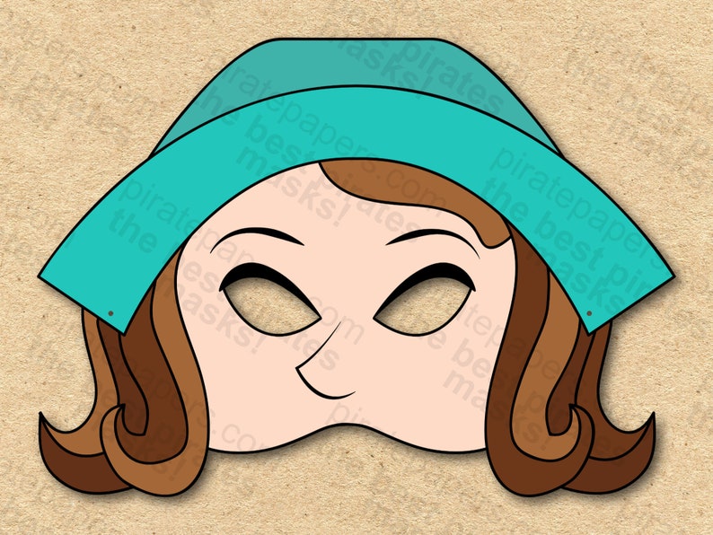Mother Mask Printable Little Red Riding Hood Paper Diy For Etsy