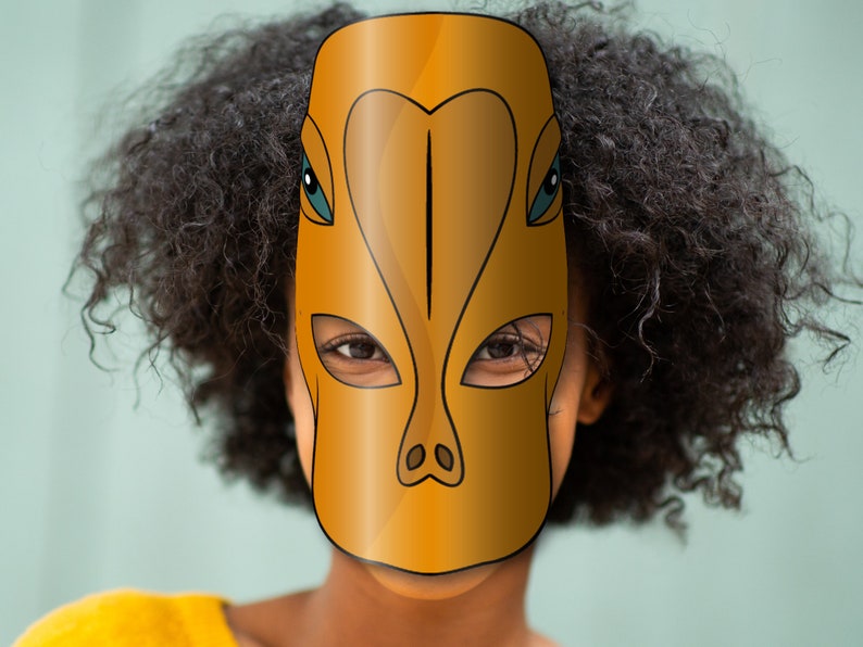 Dinosaur Amphicoelias Fragillimus Mask Printable, Paper DIY for Kids ...