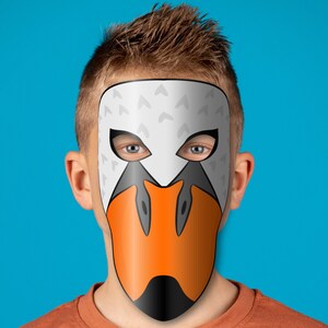 Swan Mask Printable, Paper DIY for Kids and Adults. PDF Template ...