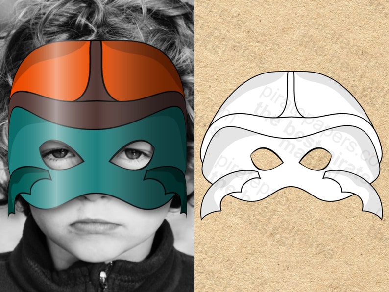 Beetle Masks Printable Color Coloring Paper DIY for Kids - Etsy