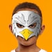 Eagle Mask Printable, Paper DIY for Kids and Adults. PDF Template ...