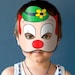 Сircus Clown Mask Printable, Paper DIY for Kids and Adults. PDF ...