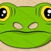 Frog Mask Printable, Paper DIY for Kids and Adults. PDF Template ...
