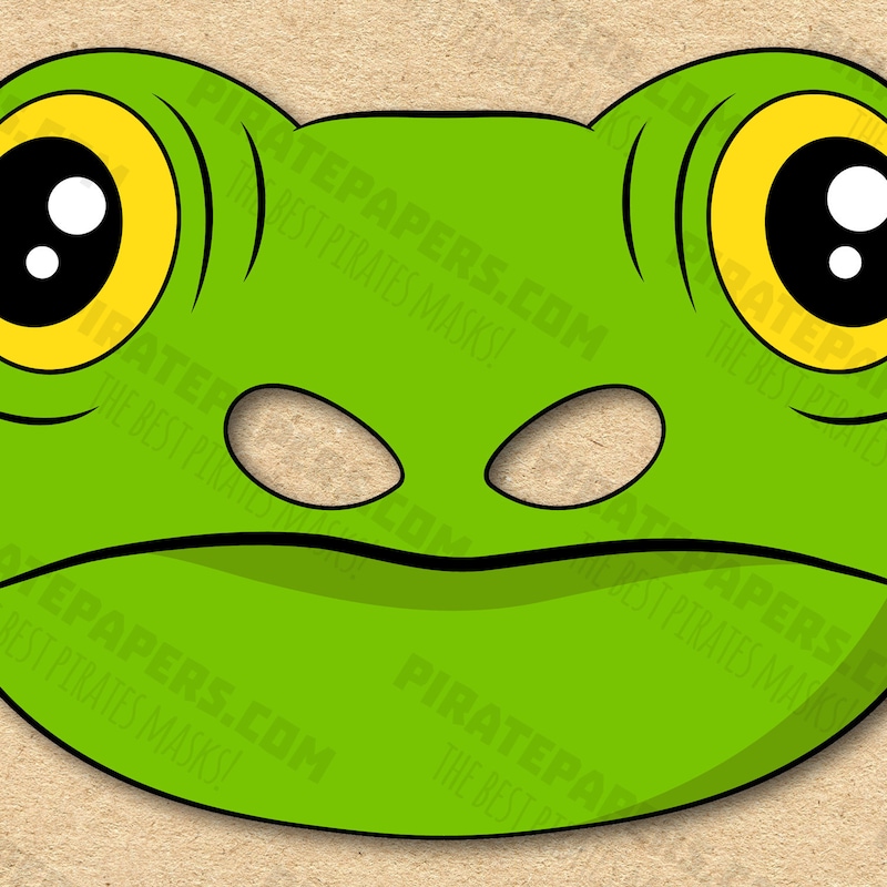 Frog Mask - Etsy