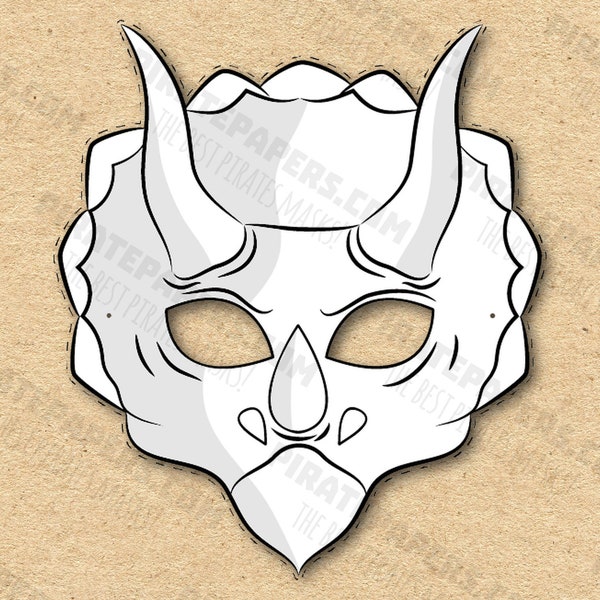 Little Mermaid Mask Printable Coloring, Paper DIY for Kids and Adults ...