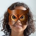 Owl Mask Printable, Paper DIY for Kids and Adults. PDF Template ...
