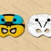 Bee Masks Printable Color + Coloring, Paper DIY for Kids and Adults ...