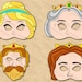 Fairy Tale Masks Printable, Cinderella, Prince, King, Queen Mother ...