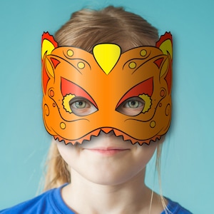 Fairy #2 Mask Printable, Paper DIY for Kids and Adults. PDF Template ...