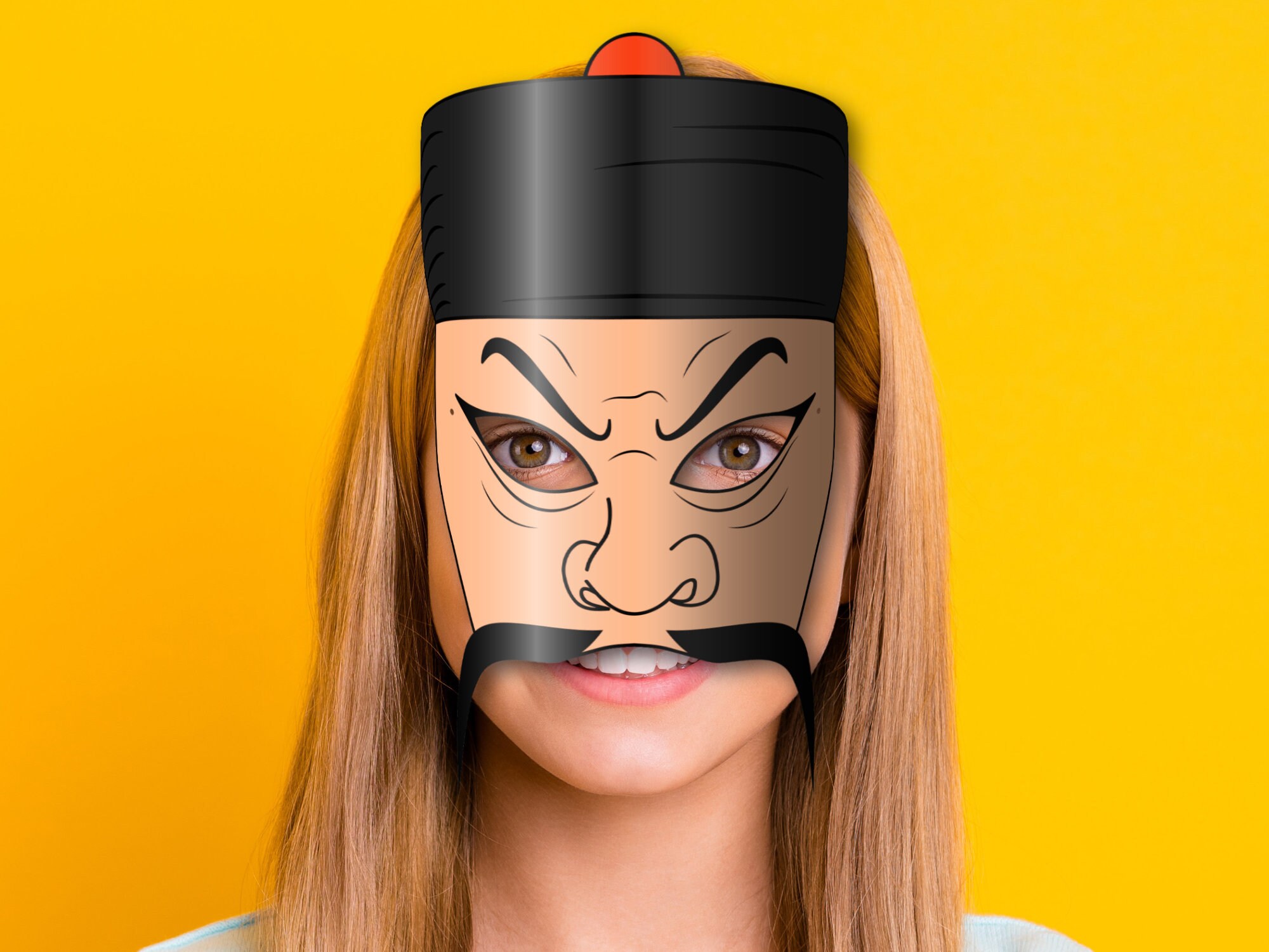 Pirate Cheung Po Tsai Mask Printable, Paper DIY for Kids and Adults ...