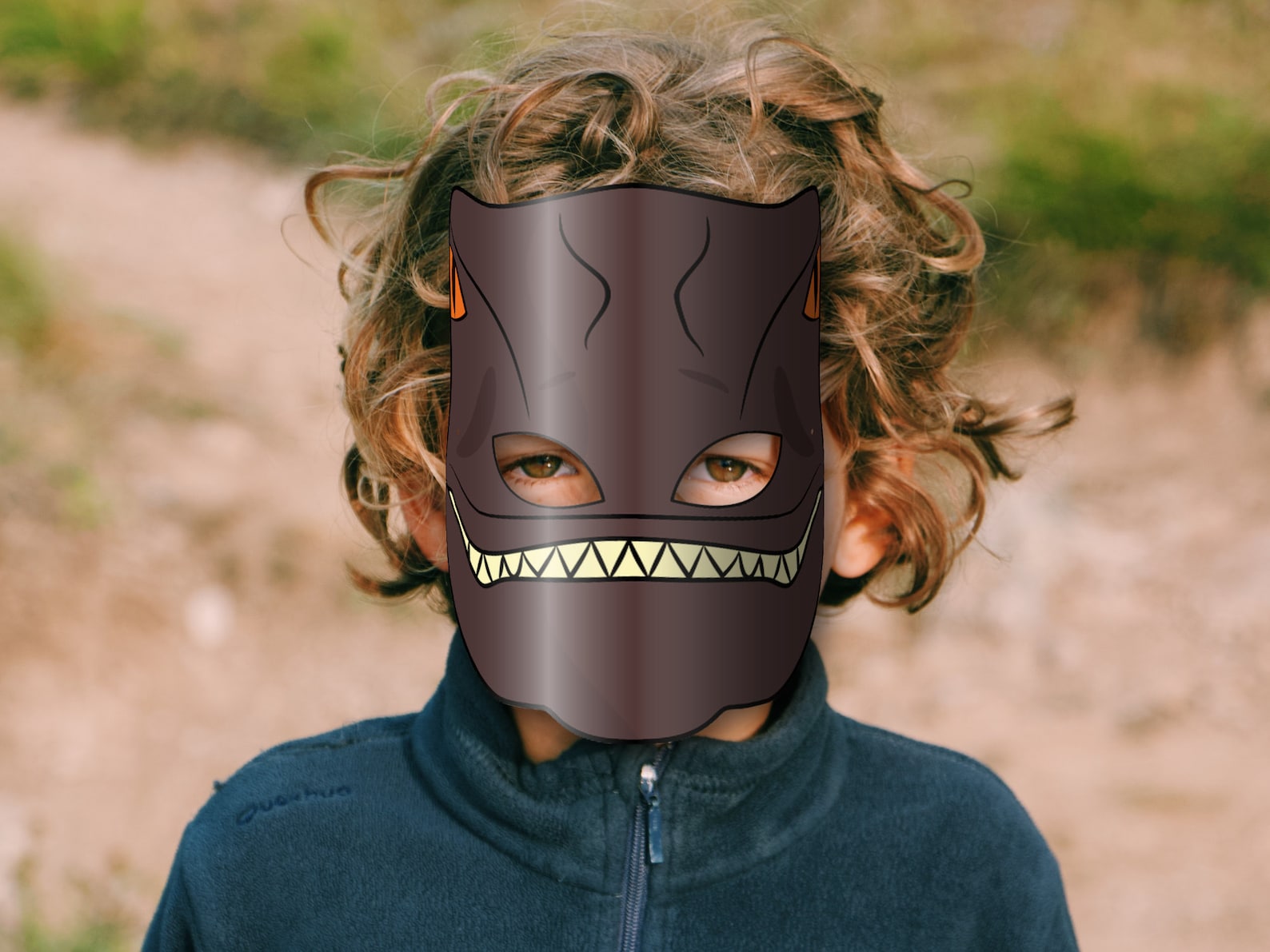 Dinosaur Velociraptor Mask Printable, Paper DIY for Kids and Adults ...