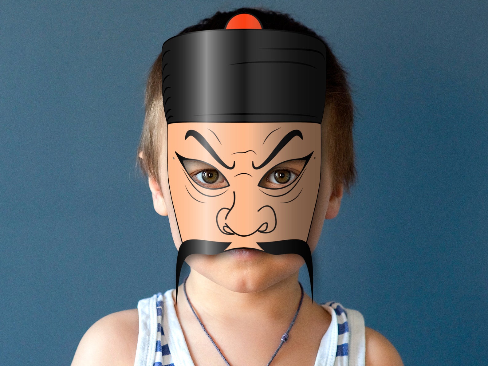 Pirate Cheung Po Tsai Mask Printable, Paper DIY for Kids and Adults ...