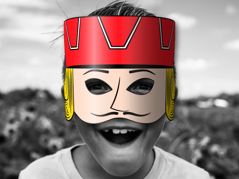 Knave of Hearts Mask Printable alice in Wonderland Paper - Etsy