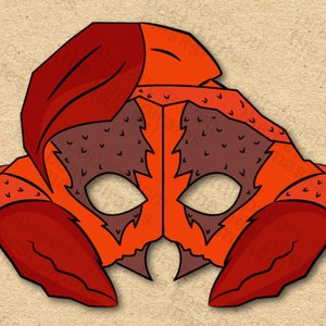 Scorpion Mask Printable Paper DIY for Kids and Adults. PDF - Etsy