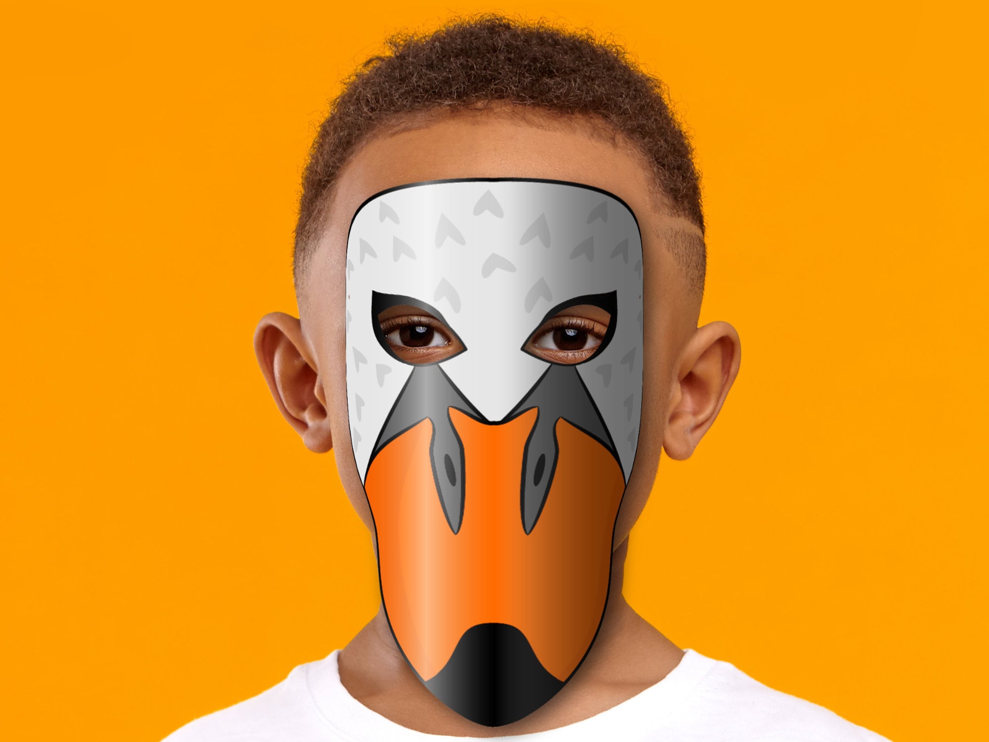 Swan Mask Printable, Paper DIY for Kids and Adults. PDF Template ...