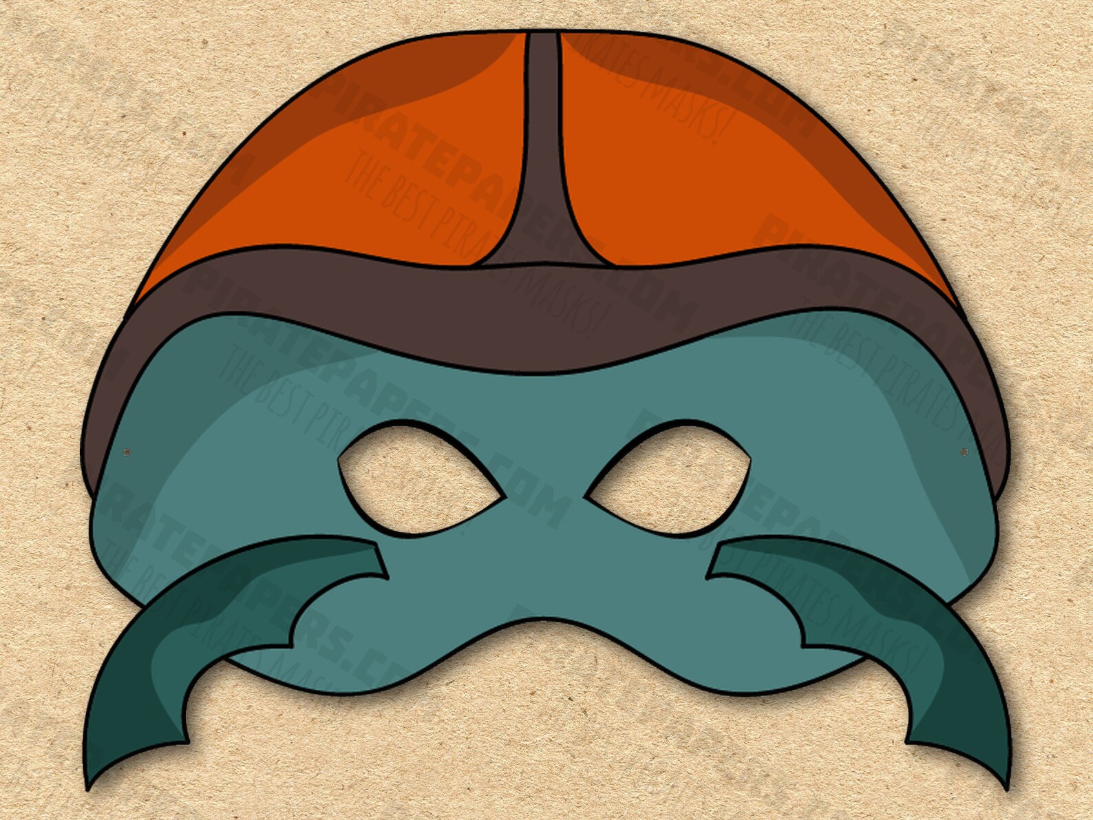Beetle Mask Printable, Paper DIY for Kids and Adults. PDF Template ...