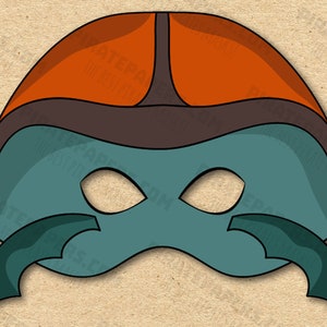 Beetle Mask Printable, Paper DIY for Kids and Adults. PDF Template ...