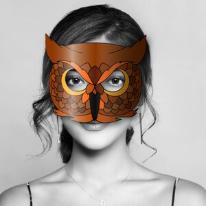Owl Mask Printable Paper DIY for Kids and Adults. PDF - Etsy