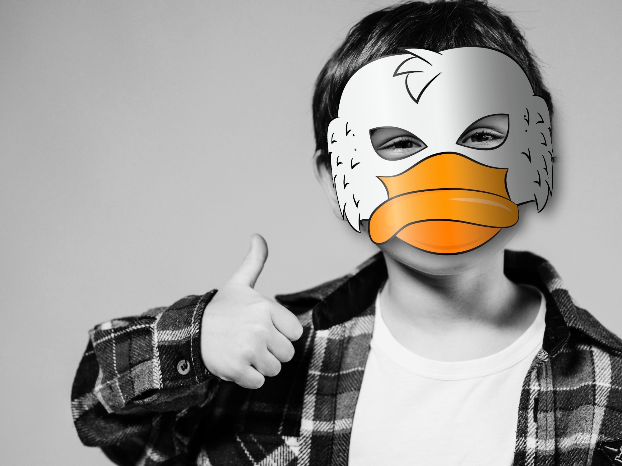 Goose Mask Printable Paper DIY for Kids and Adults. PDF - Etsy UK