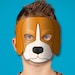 Dog Beagle Mask Printable Breed, Paper DIY for Kids and Adults. PDF ...