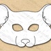 Pet Animals 2 Masks Printable Coloring, Hamster, Mouse, Snake, Fish ...