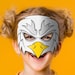 Eagle Mask Printable, Paper DIY for Kids and Adults. PDF Template ...