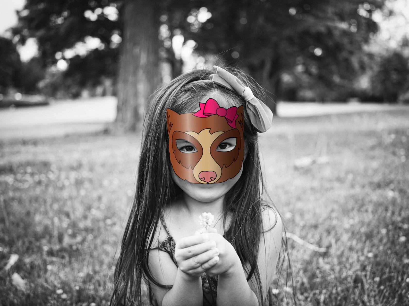 Bear-mother Mask Printable goldilocks and the Three Bears - Etsy